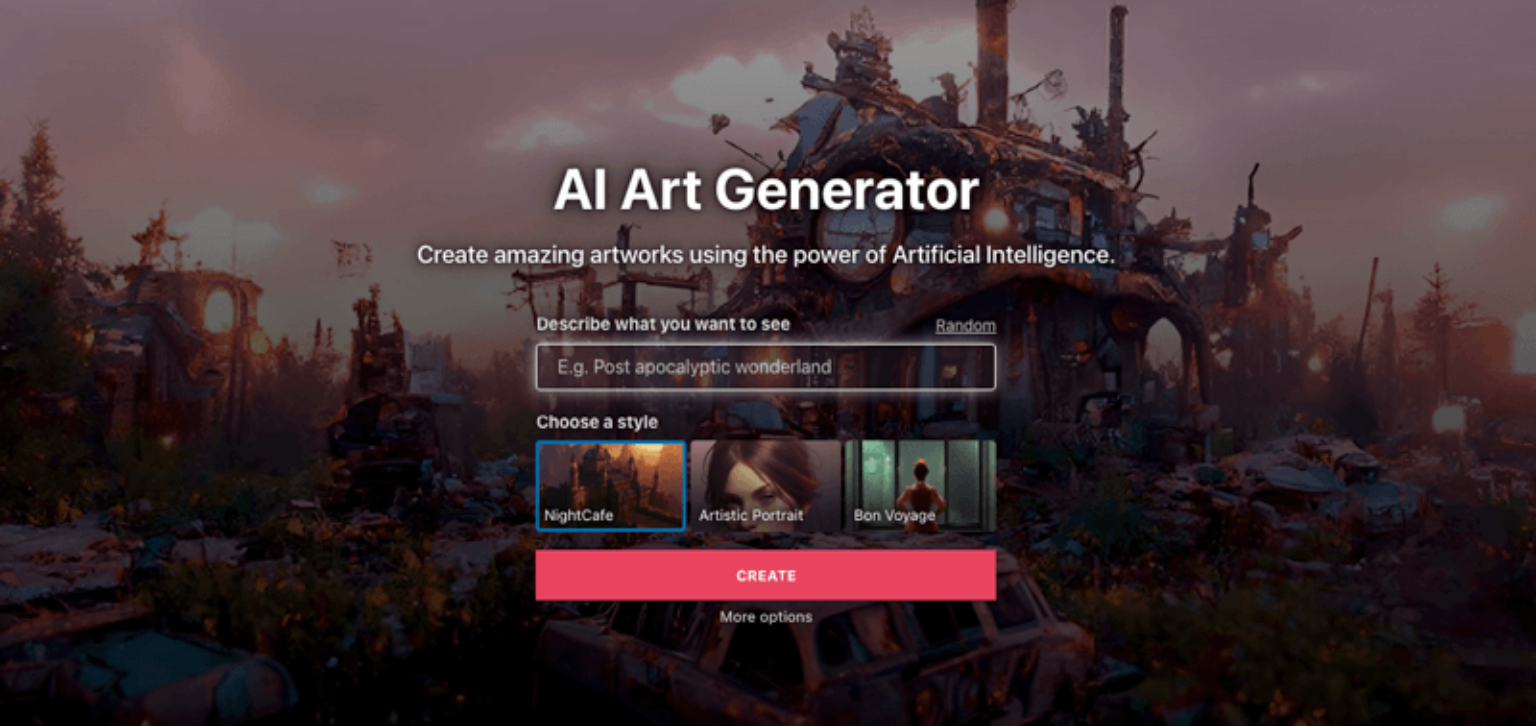 Night Café: Create, Share and Explore AI with Community - AHORAi